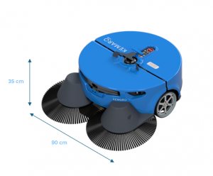 Kemaro K900 kaufen | Autonomer Kehrroboter Industrie & Lager